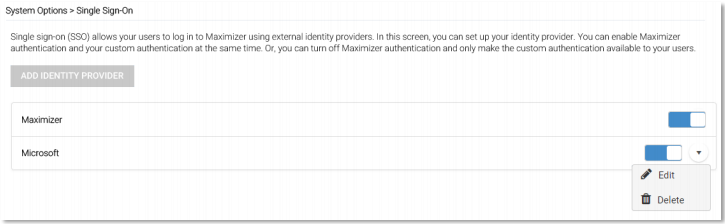 Maximizer and Single Sign-On – Maximizer