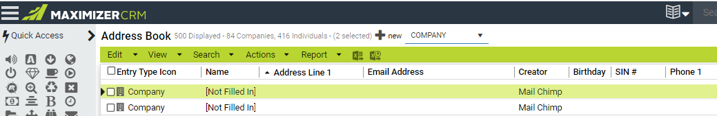 Retrieve a List Of Opportunities For An Address Book Entry – Maximizer