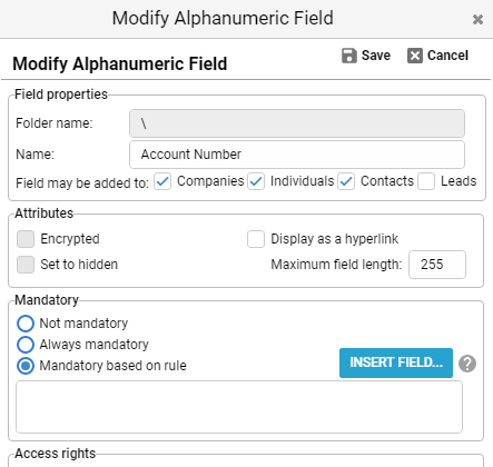 Set a User-Defined Field as Mandatory Given Conditions – Maximizer