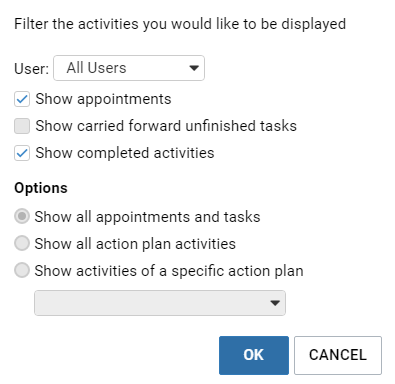 Action Plan Options – Maximizer