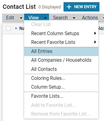 Search and Find Duplicate Entries in Contact List – Maximizer