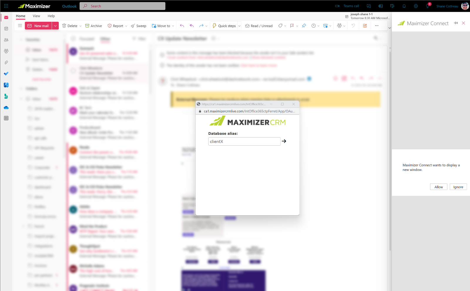 Microsoft Outlook Integration - Getting Started Guide (Maximizer CRM ...