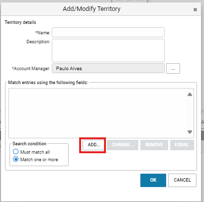 Set up a territory – Maximizer