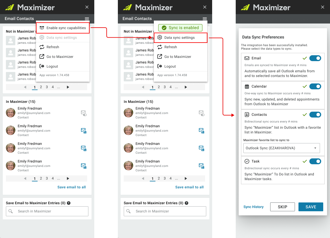 Microsoft Outlook Integration Installation (Maximizer CRM app for ...