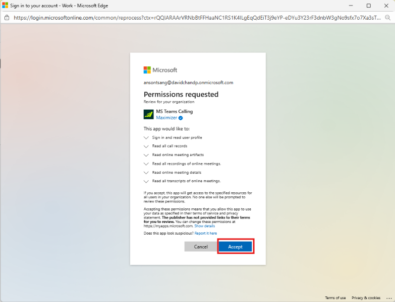 Microsoft Teams Calling – Installation Guide – Maximizer